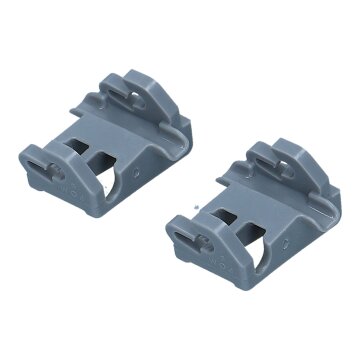 2x Lager Klemme Korbablage Oberkorb Spülmaschine Bosch Siemens Constr ...