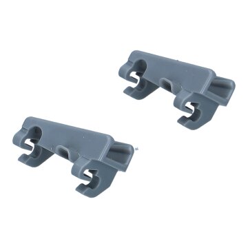 2x Lager Klemme Korbablage Oberkorb Spülmaschine Bosch Siemens Constr ...